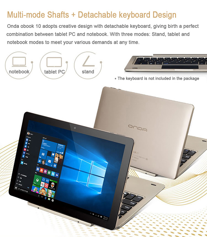 Onda OBook10 Ultrabook Tablet PC レビュー | ガジェットフリーク